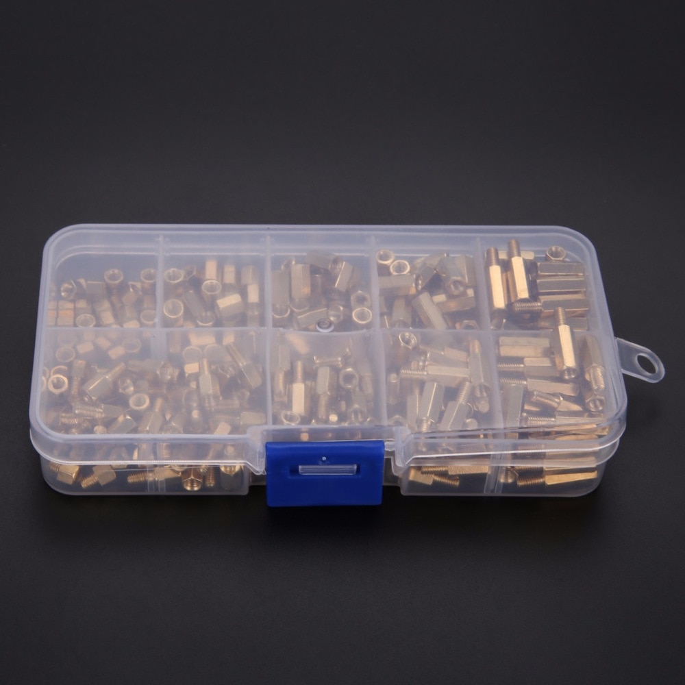 300pcs / m3 brass bracket thread 4-12mm brass hexa... – Grandado