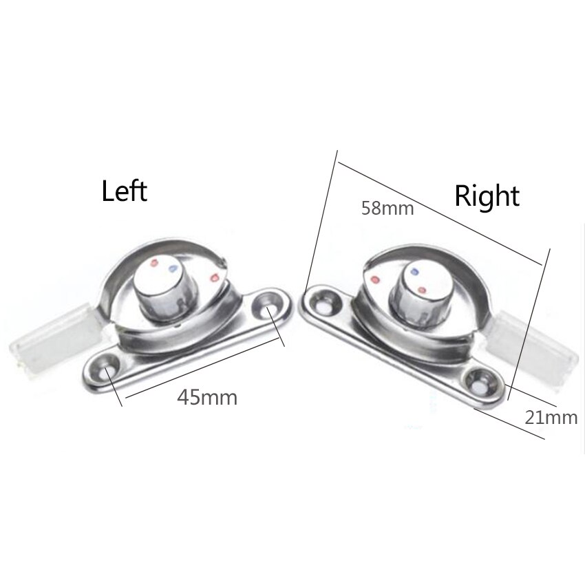 1pc Crescent Lock Stainless Steel Half Moon Lock S... – Grandado