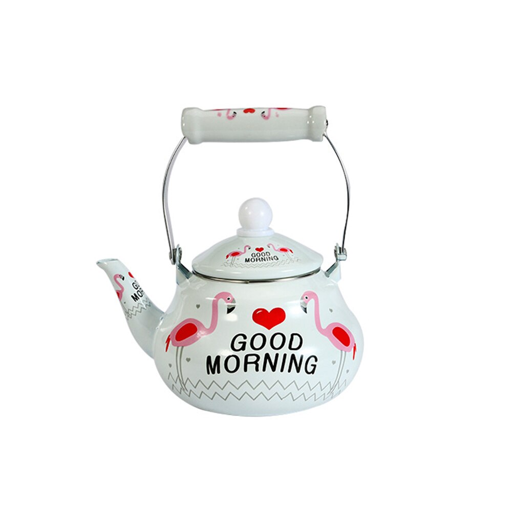 1.5L-2.5L enamel cup Pear shaped pot kettle Flamin... – Grandado