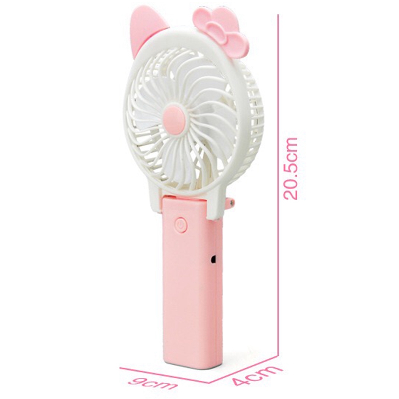 Mini Cartoon Hand-Held Usb Electric Fan Foldable S... – Vicedeal