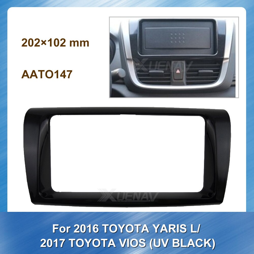 Car Radio Frame for TOYOTA Vios Yaris (China) + DV... – Grandado
