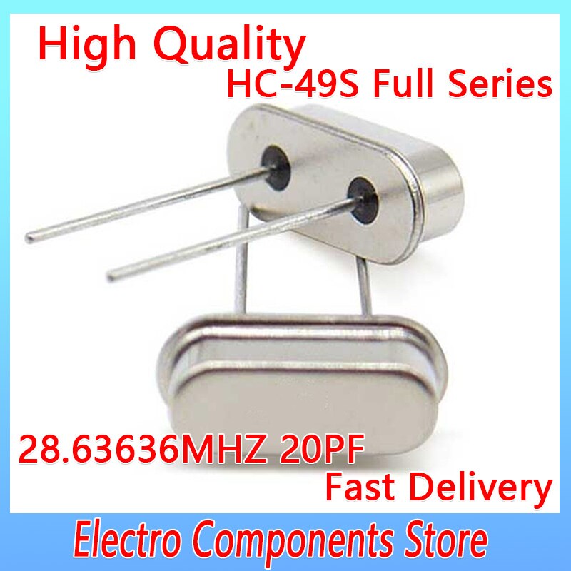 10 unids/lote HC-49US 2Pin pasivo resonador de cua... – Grandado
