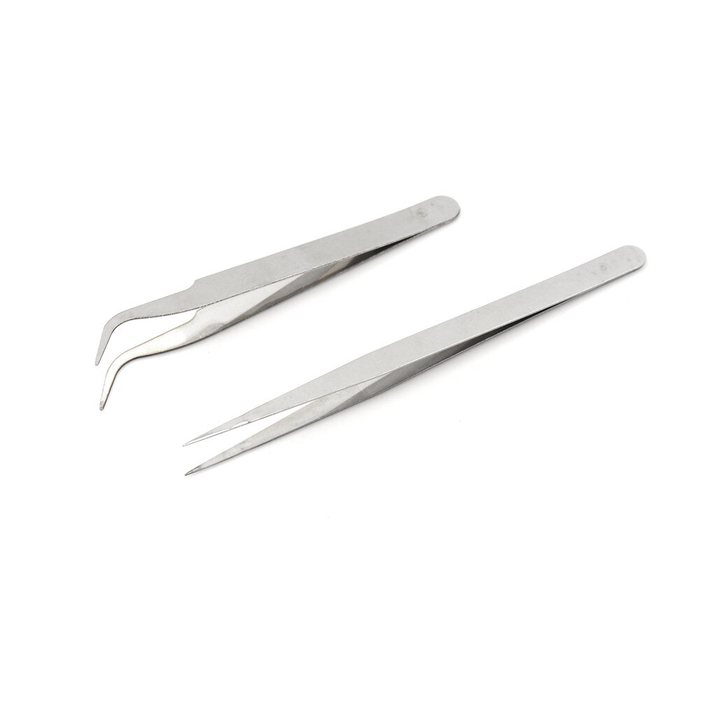 2 stks/partij Straight & Gebogen Pincet Gebruikt i... – Grandado