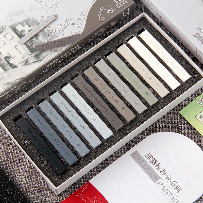 12 colors set soft hand pastel stick Crayons Paint... – Vicedeal