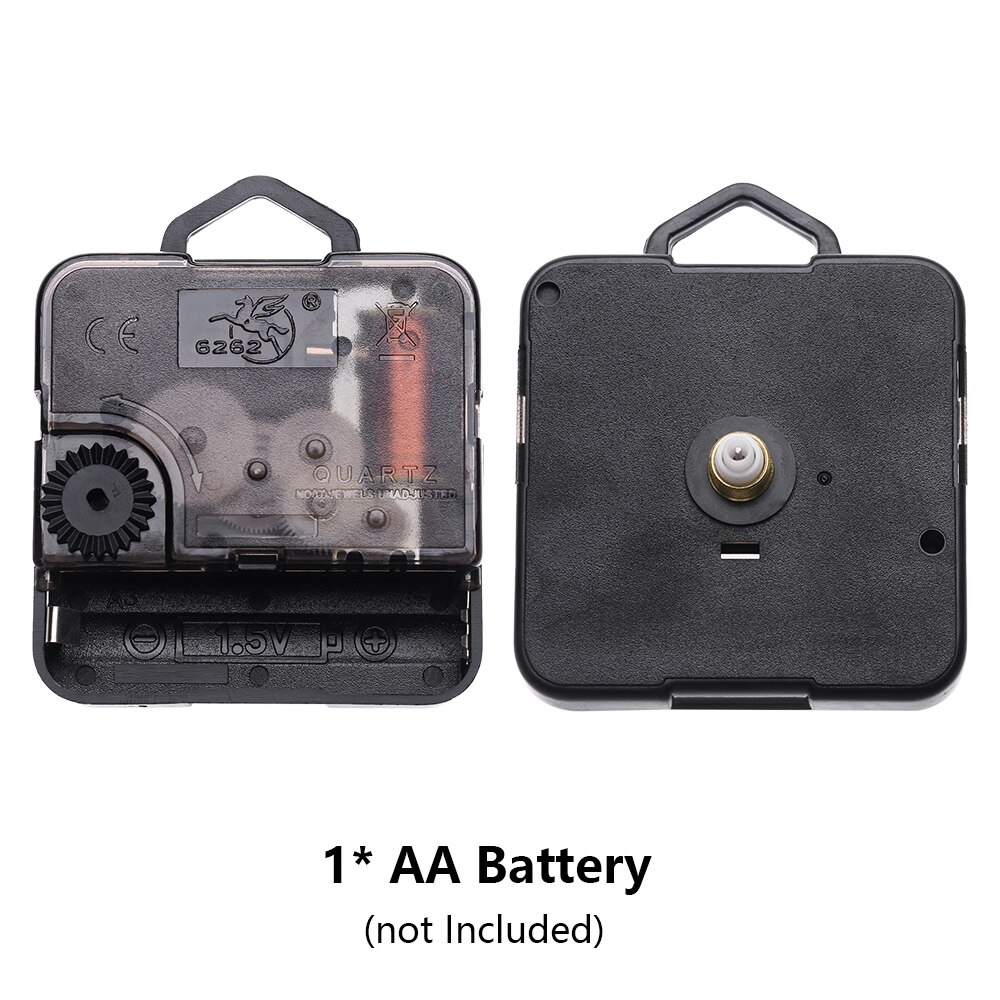 1 Set Clock Movement Mechanism Black & Red Hands R... – Grandado