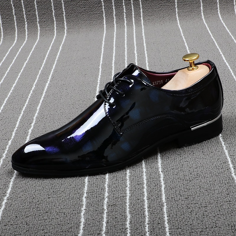 CuddlyIIPanda Classical Men Business Dress Shoes P... – Grandado