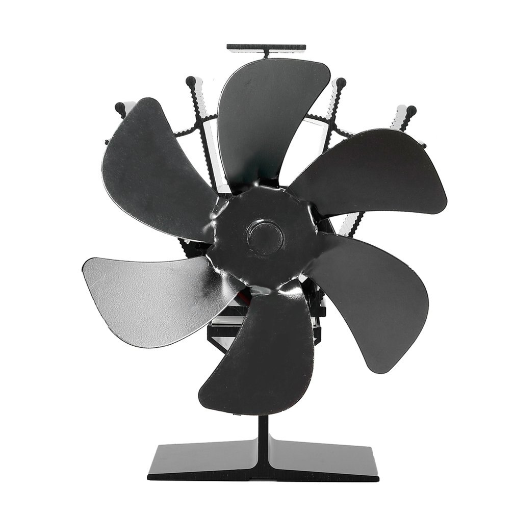 205S Aluminum Fireplace Heat Power Fan 6 Blades Ai... – Vicedeal
