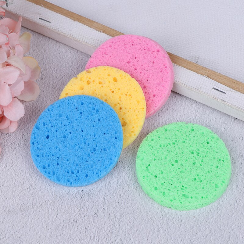 5Pcs Round Soft Yellow Cosmetic Puff Makeup Pads B... – Grandado