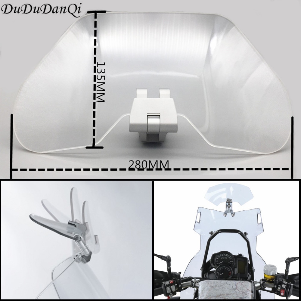 Deflector de viento universal para motocicleta, parabrisas para BMW r ...
