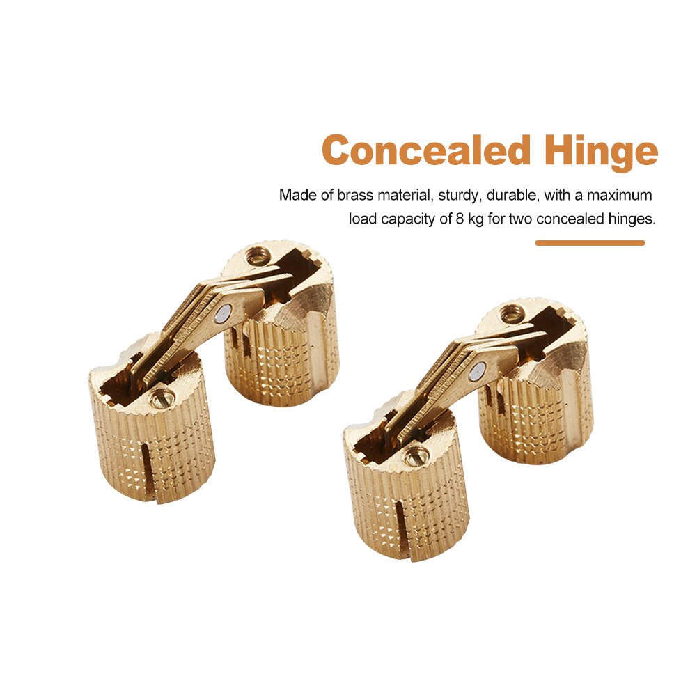 8pcs Door Window Hardware Accessories Brass Concea... – Vicedeal