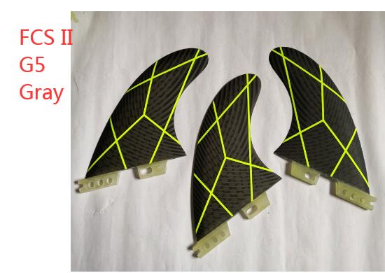 FCS II 2 G5 Surfboard Fins Tri Set Epoxy Surf Fins... – Vicedeal