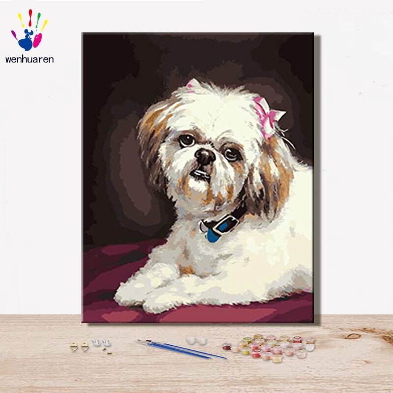 Diy paint by numbers picture drawing by numbers wi... – Vicedeal