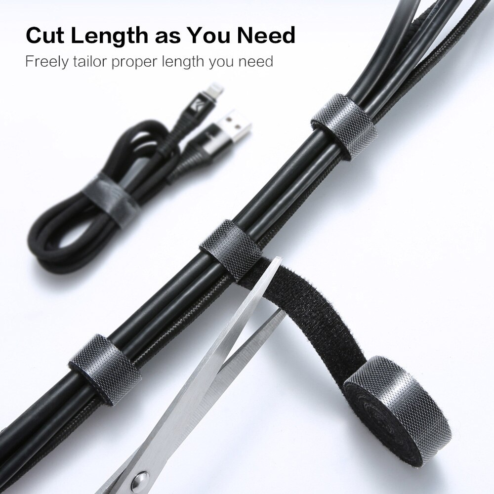 1/3/5M Cable Organizer Wire Holder Winder Nylon Ti... – Vicedeal