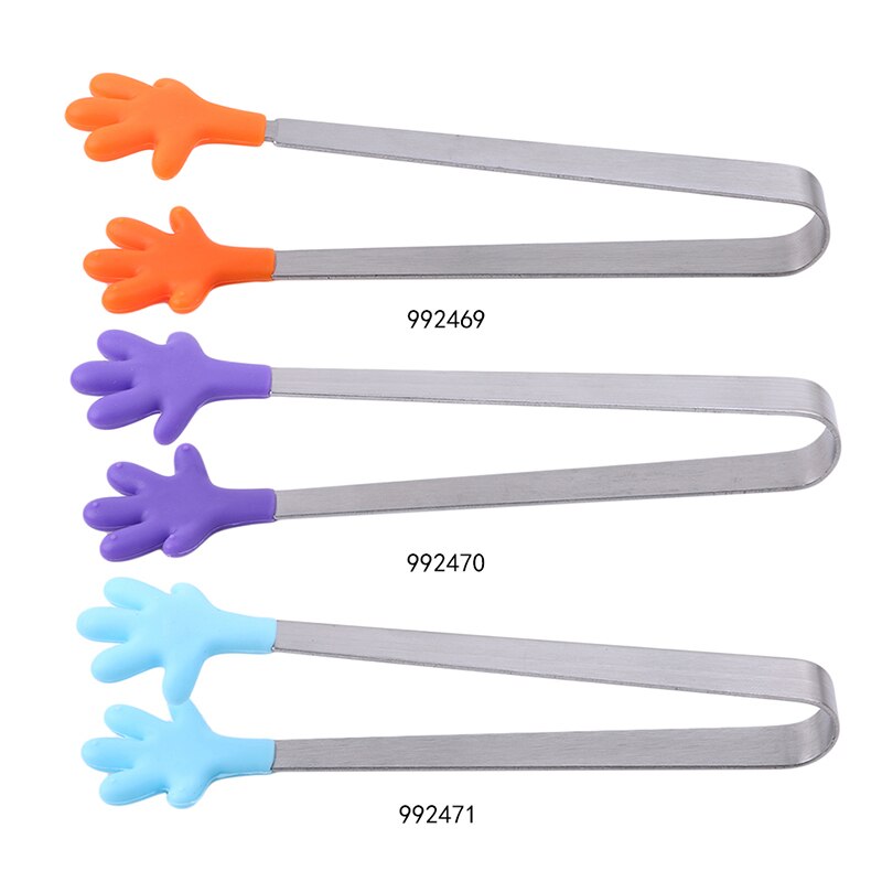1Pcs Stainless Steel Food Clip Mini Silicone Small... – Vicedeal