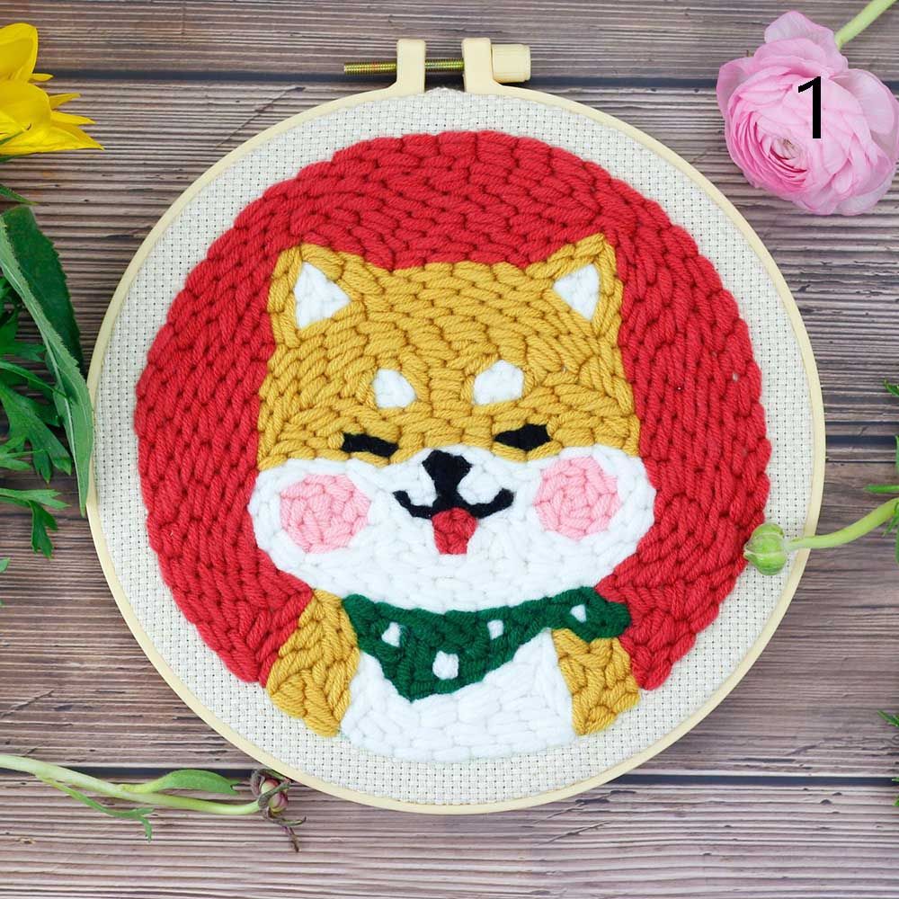 DIY Cartoon Animal Pattern Embroidery Set Needlewo... – Grandado