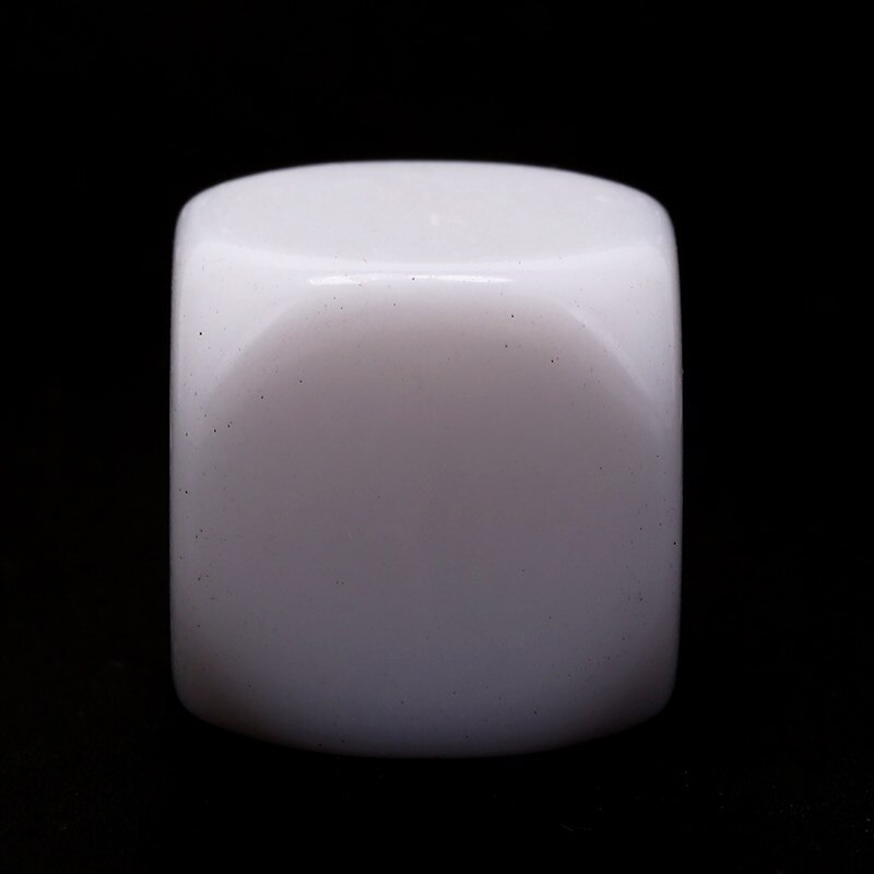 5Pcs/Lot 20mm Dice White Rounded Corner D6 Can Wri... – Grandado