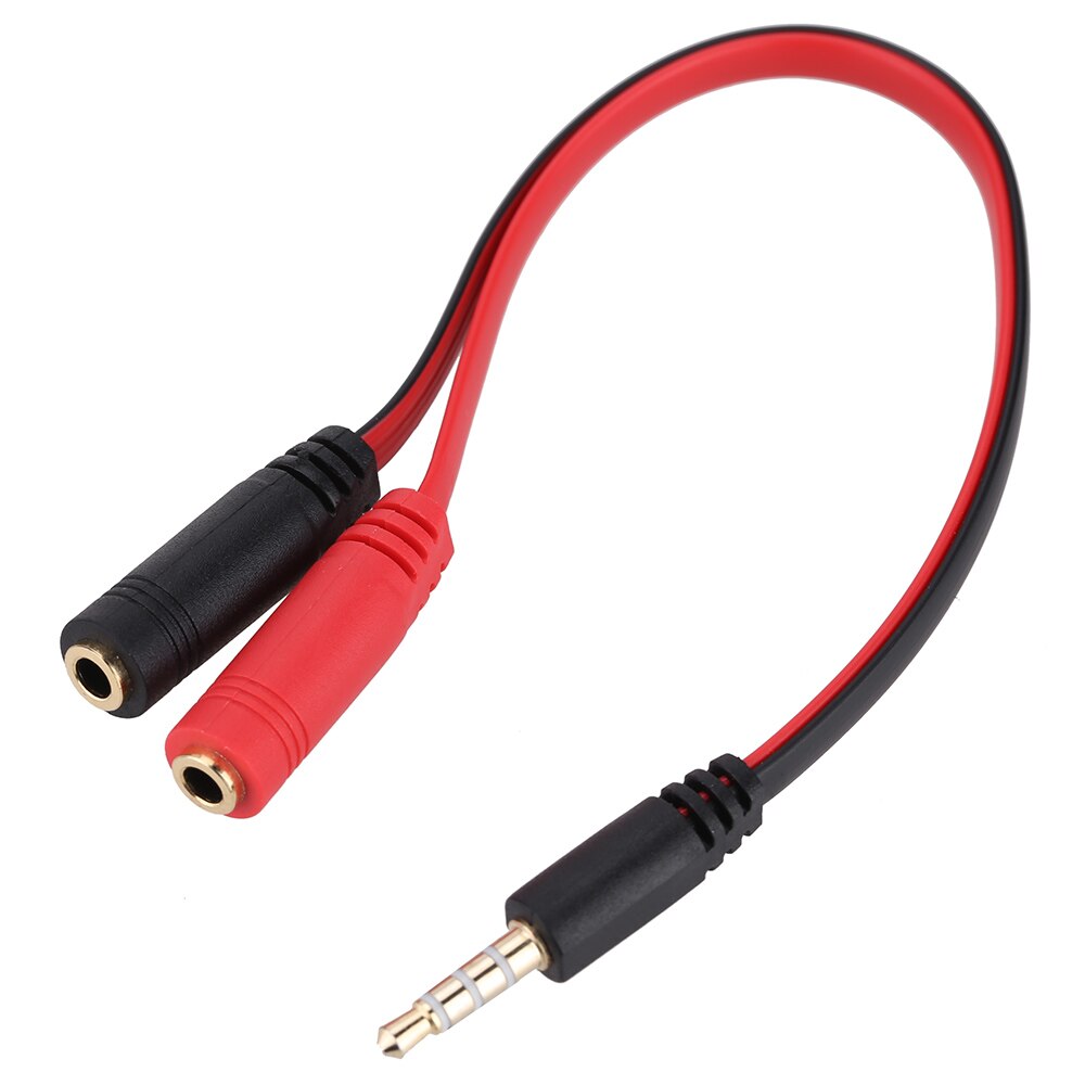 3.5mm Stereo Audio Male to 2 Female Y Splitter Mic... – Grandado