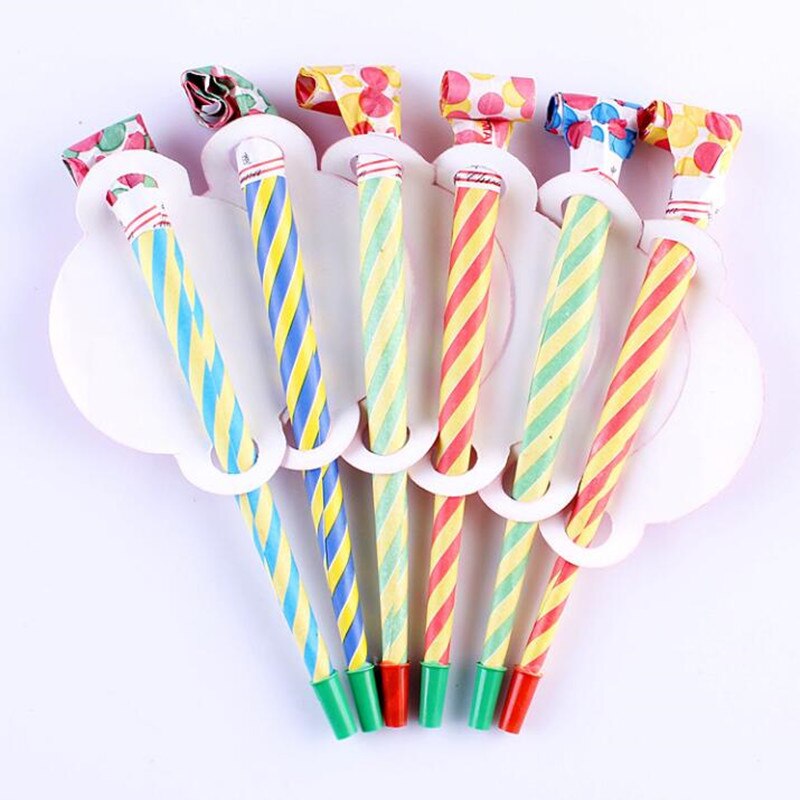 Cartoon Blowing Out Long Pipe Blowout Noise Maker ... – Grandado