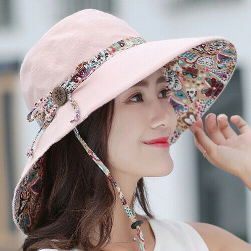 Women Ladies Casual Summer Sun Hats Big Wide Brim ... – Grandado