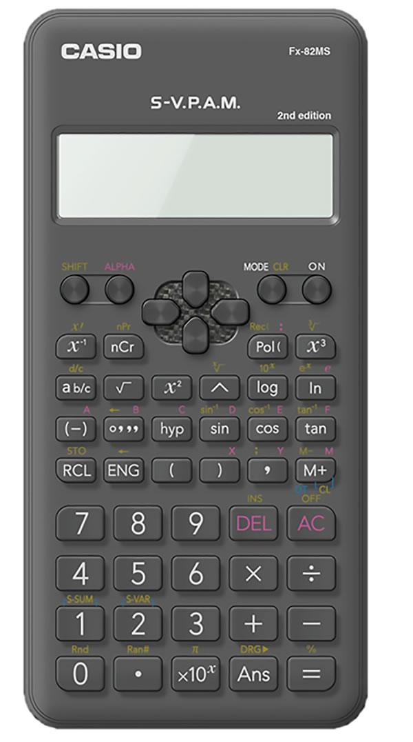 CASIO FX-82MS Calculadora Cientifica basica de bol... – Grandado