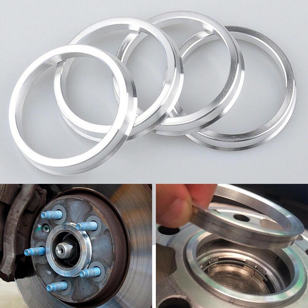 OD 65.1 To ID 60.1 Center hub ring All cars Silver... – Grandado