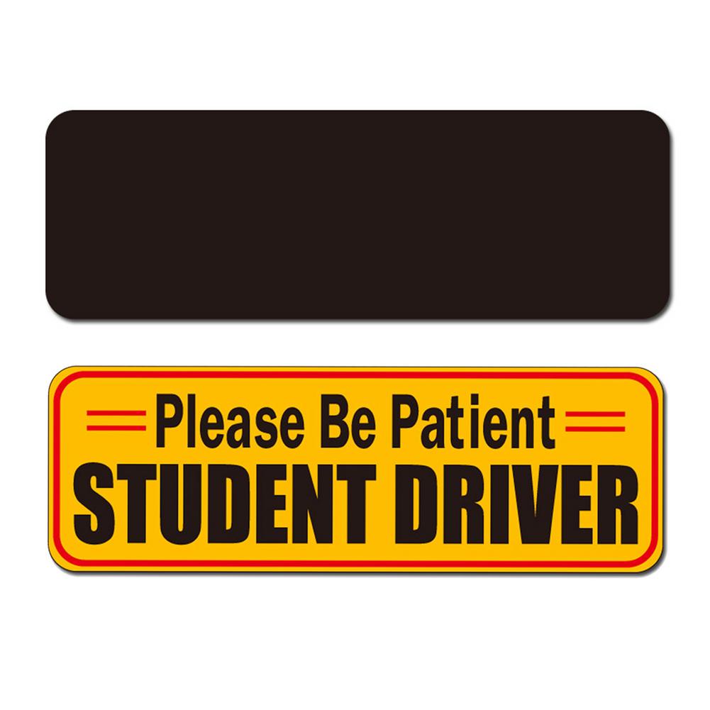 Student Driver Magnet Safety Sign Vehicle Bumper M... – Grandado