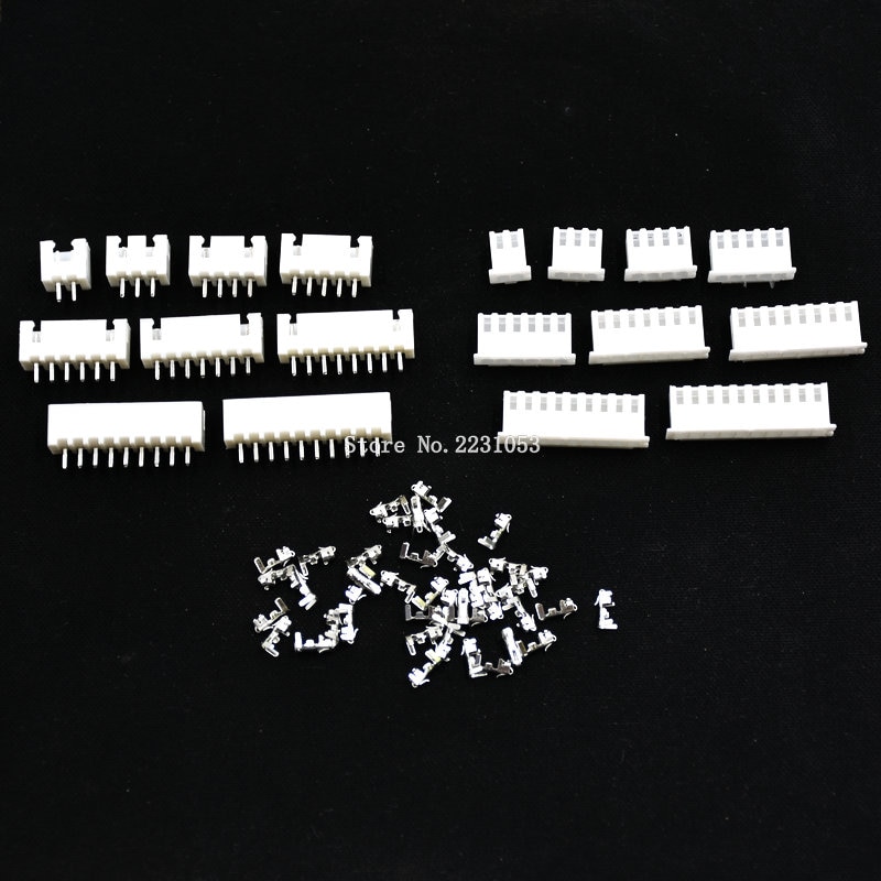 20 sæt xh2.54 ledningsstik xh 2.54mm lige stift ... – Grandado