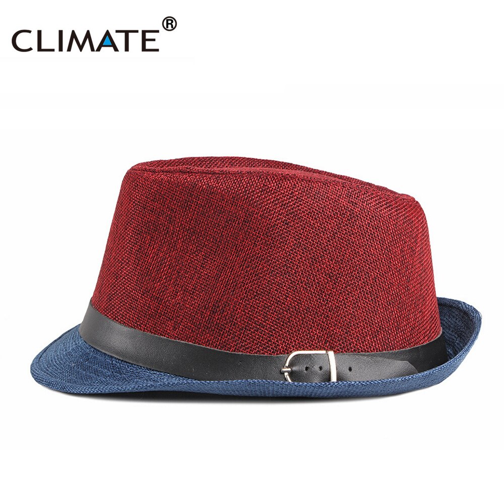 CLIMATE Men Summer Hat Cool Vintage Men Summer Fed... – Grandado