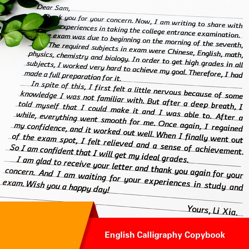 Writing Practice Copybook English Calligraphy Copy... – Grandado