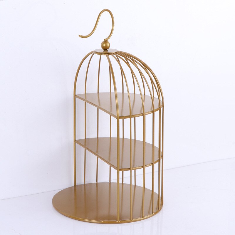 Bird Cage Food Rack Display Stand Ceramic Three-la... – Vicedeal