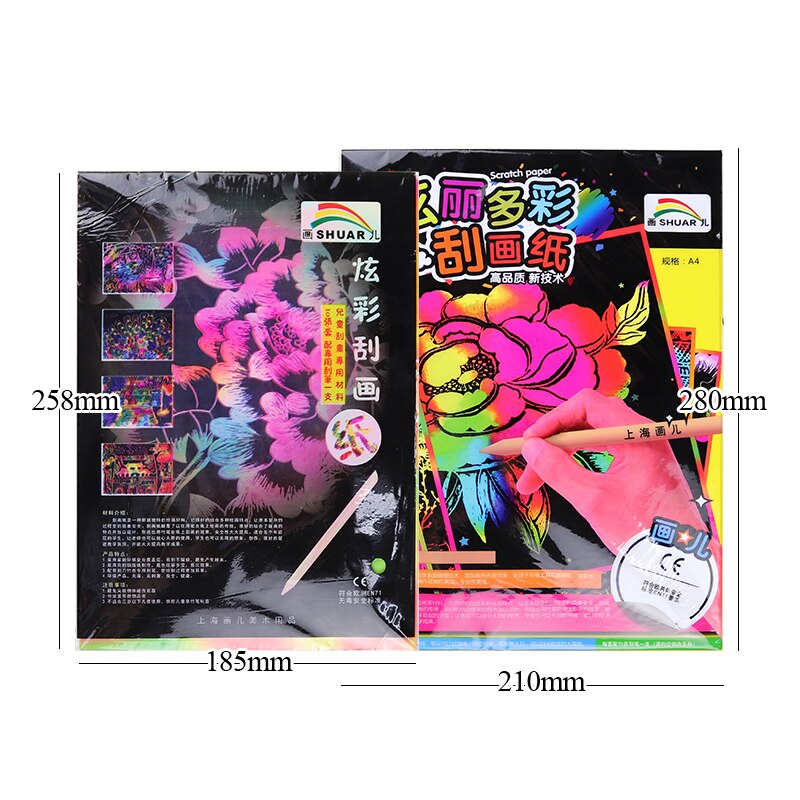 Educational Magic Color Scratch Paper 4K/8K/16K/A4... – Vicedeal