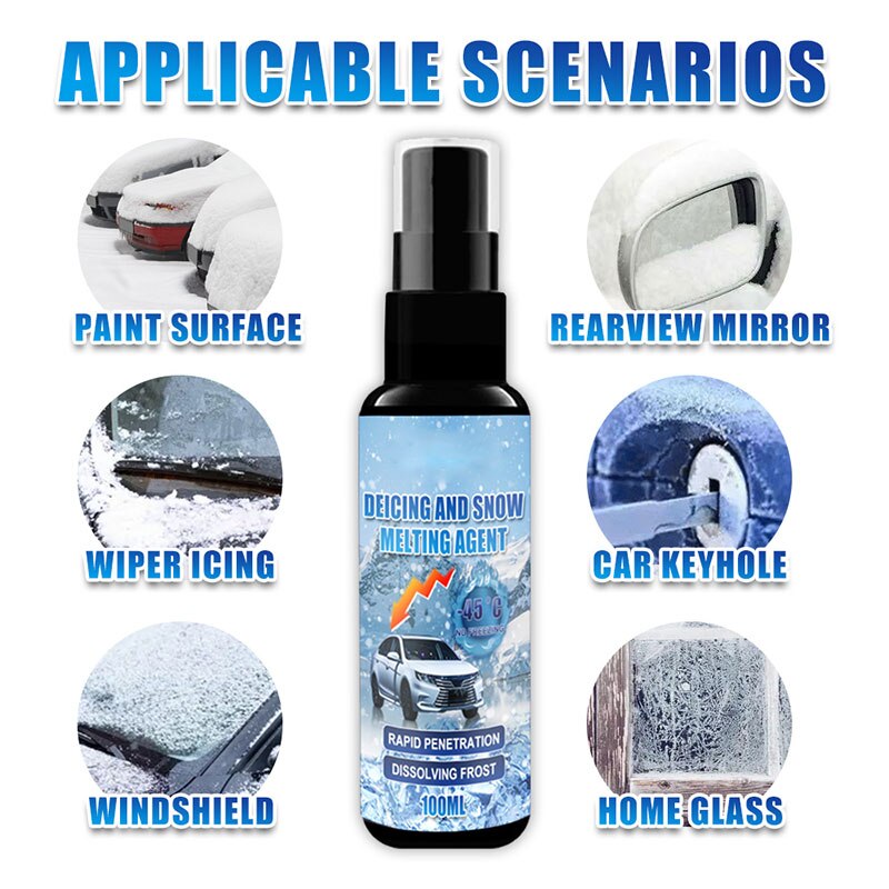 De-Icing Agent De-Icer Melts Snow Frost Winter Aut... – Vicedeal