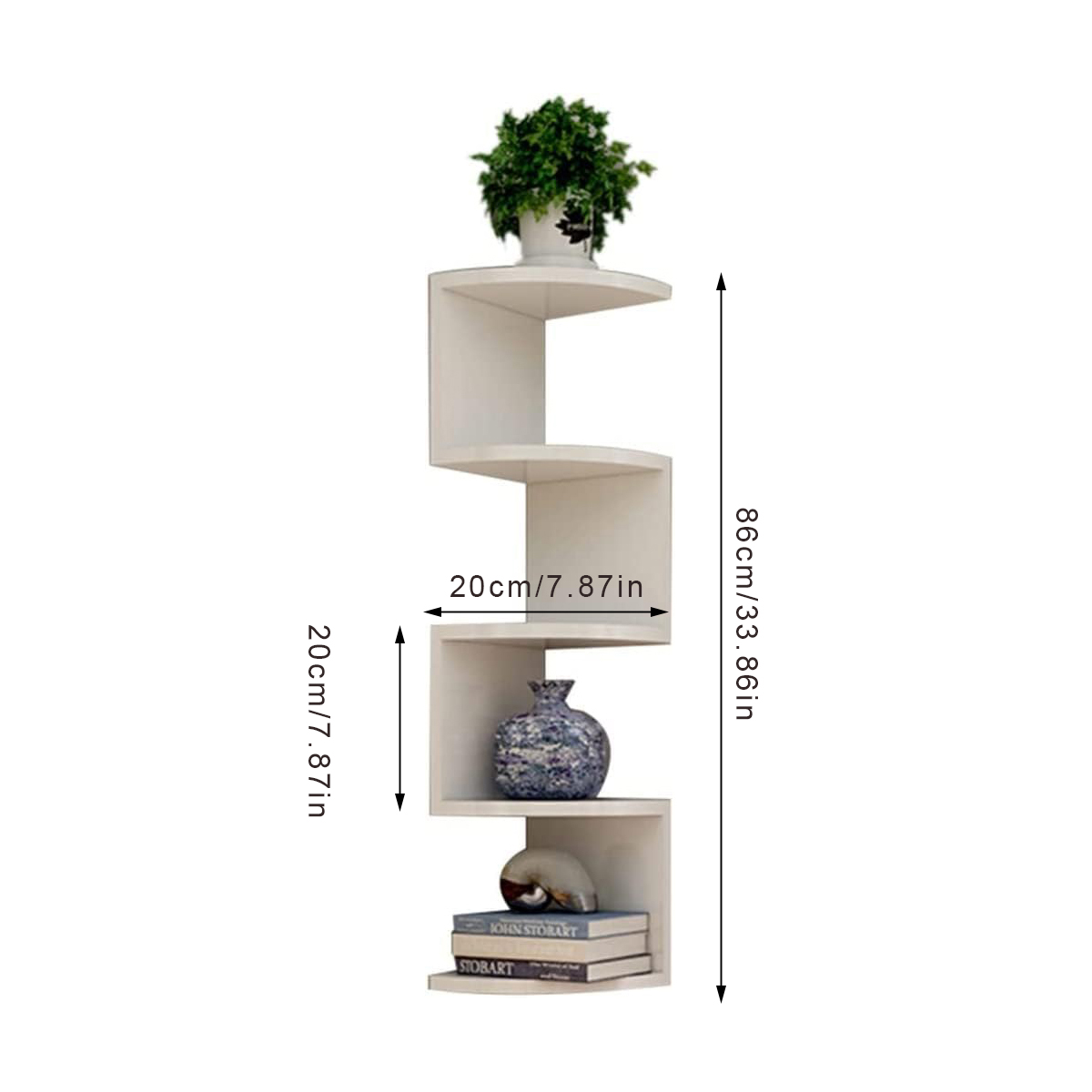 Wall Mounted Corner Storage Rack Classic Corner Wa... – Vicedeal