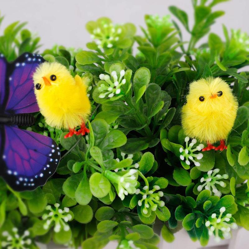 60Pcs Mini Easter Chicks Yellow Easter Decoration ... – Grandado