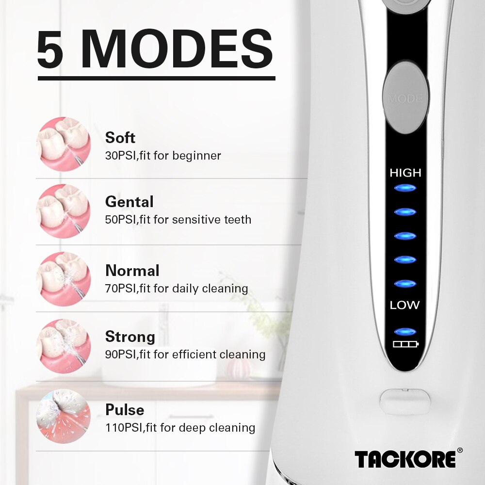 Portable USB Oral Irrigator Electric Water Dental ... – Grandado