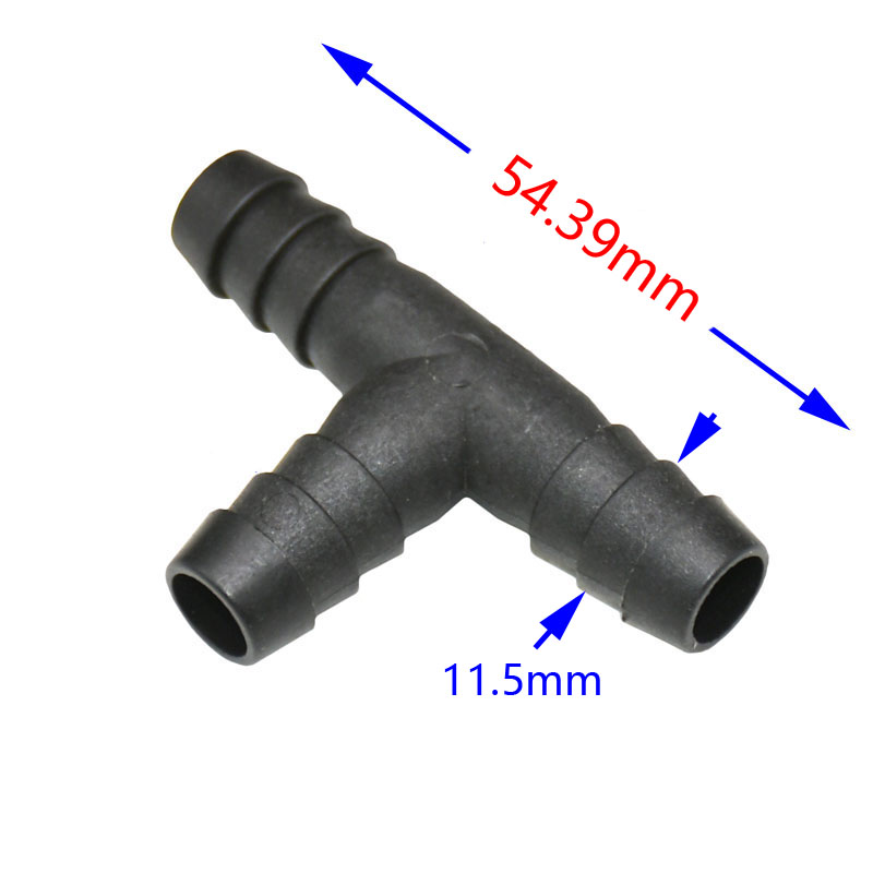 10mm Tee connector 3-way 10mm tee barb water split... – Grandado