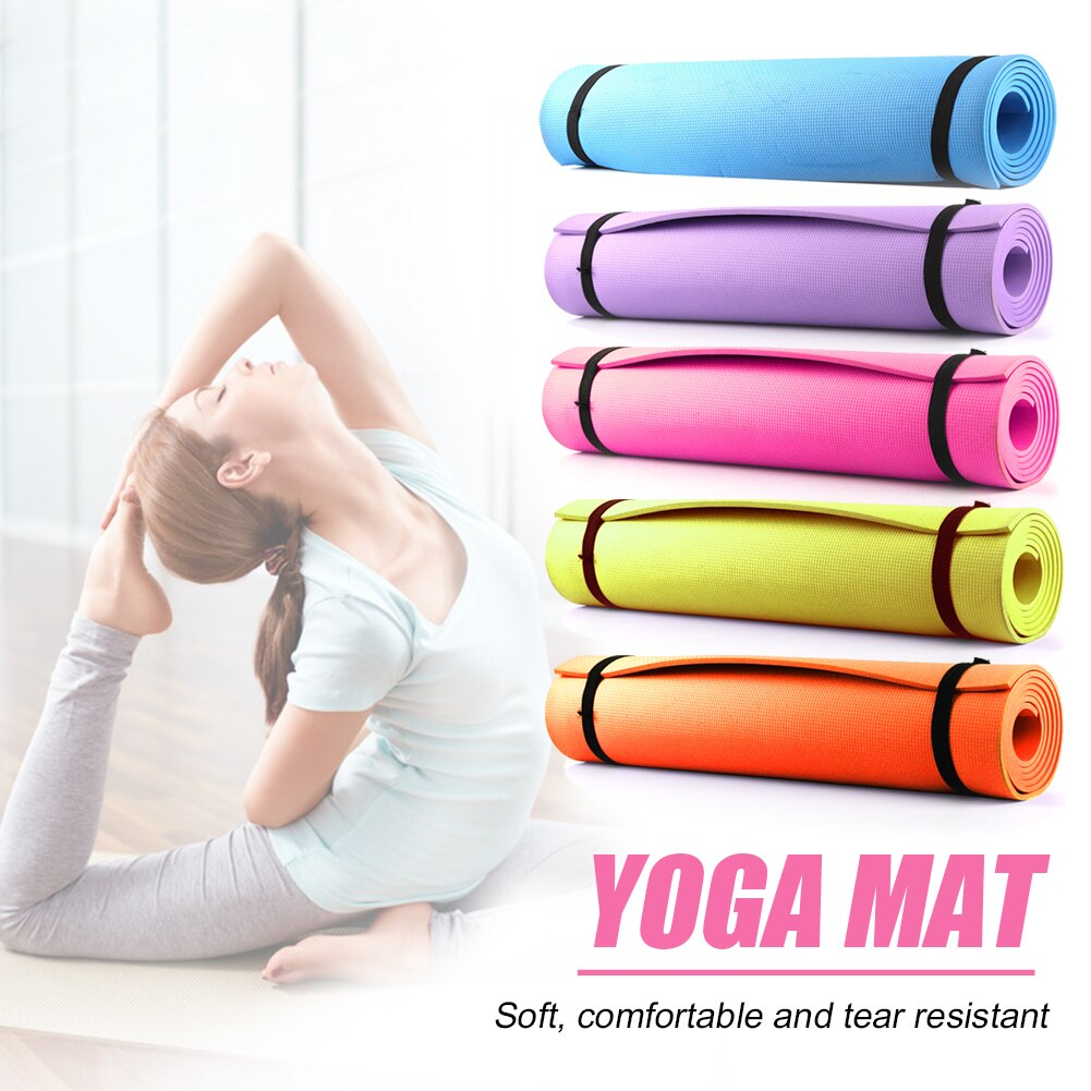 1730x610x4mm EVA Yoga Mat All Purpose Non-Slip Env... – Vicedeal
