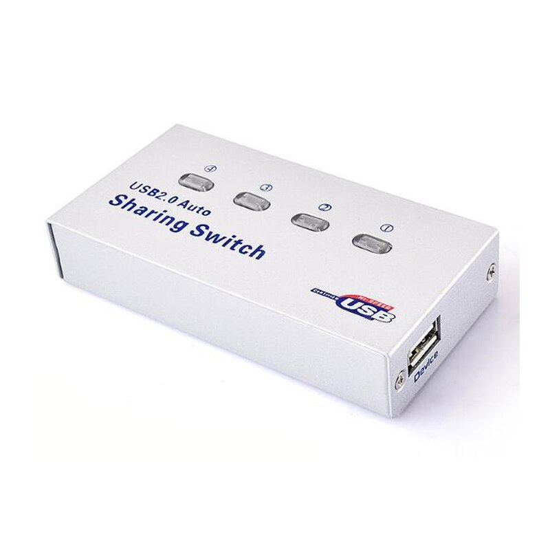 FJGEAR 4 Port USB Sharing Switch Auto USB Switcher... – Grandado