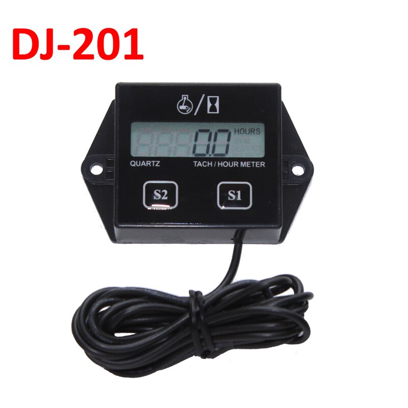 Waterproof Digital Engine Tach Hour Meter Tachomet... – Vicedeal