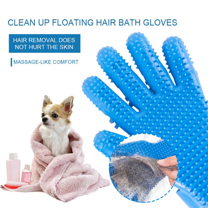 Pet Glove Cat Grooming Glove Cat Hair Deshedding B... – Grandado