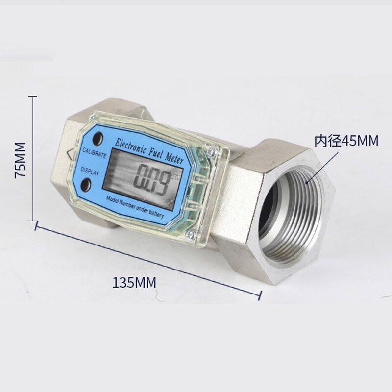 Digital Flowmeter K24 Electronic Liquid Turbine Me... – Grandado