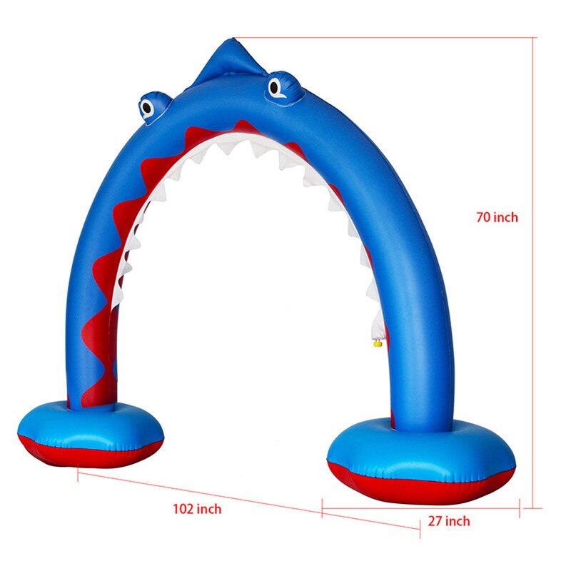 Summer Inflatable Rainbow Water Jet Arch Children'... – Grandado