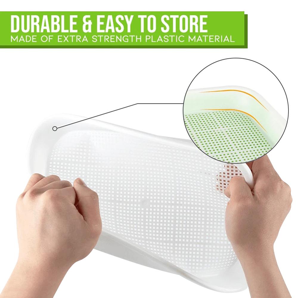 Double-layer Plastic Hydroponic Flower Basket Flow... – Grandado
