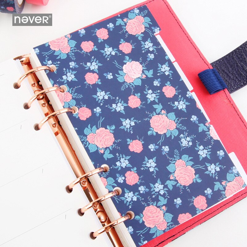 6 pcs/set Rose Series Dividers Paper indexes Perso... – Vicedeal