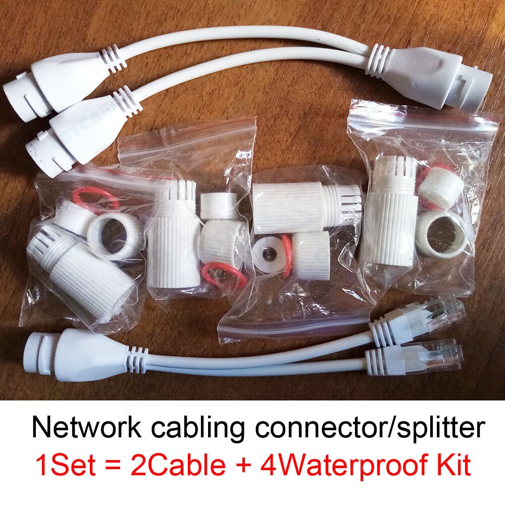 5Set Poe Splitter RJ45 2-In-1 Netwerk Kabel Connec... – Grandado