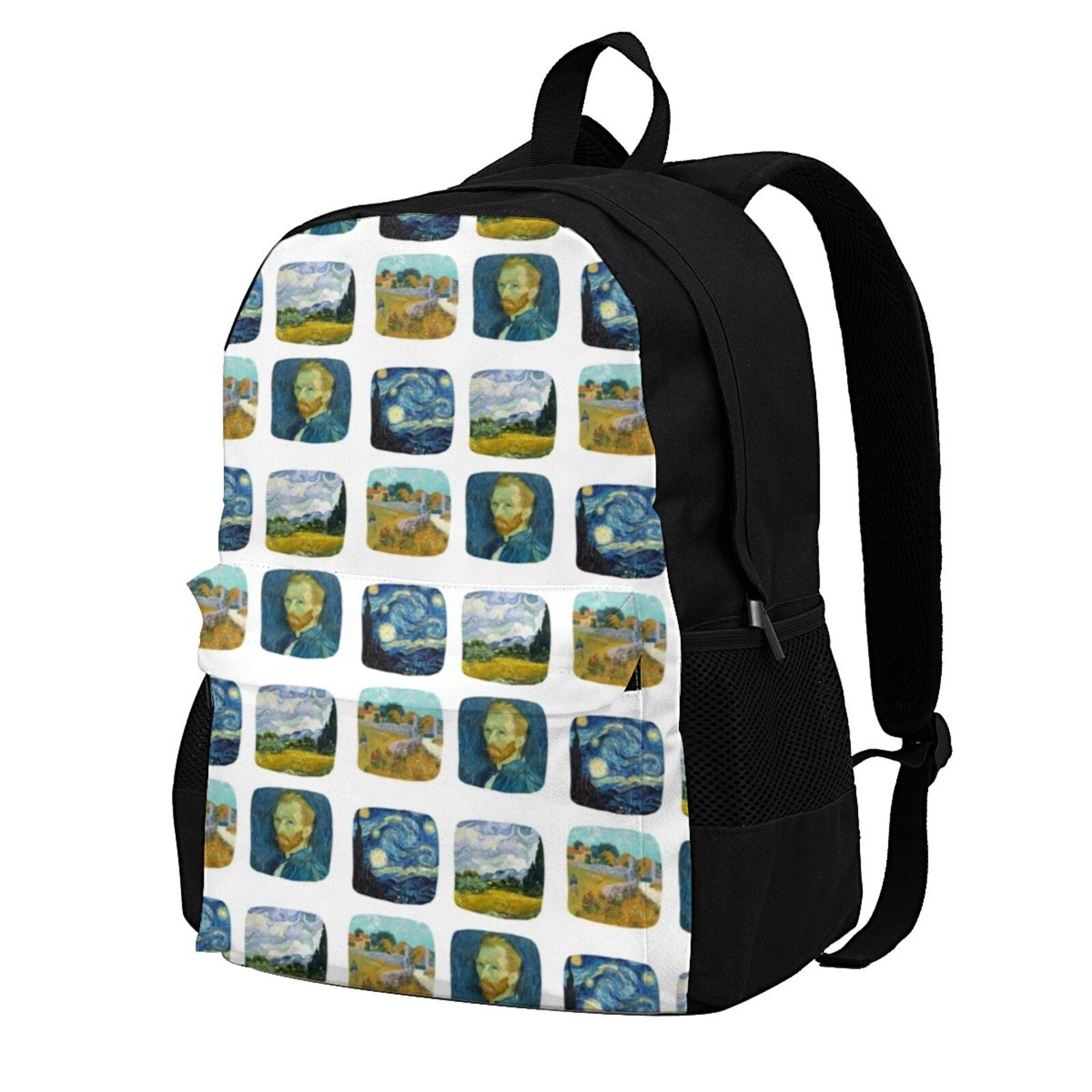 Van Gogh Starry Night Backpacks folding University... – Grandado