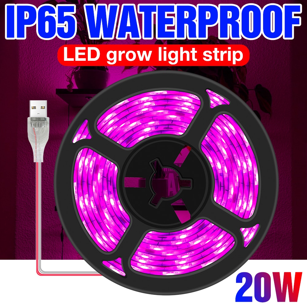 Indoor Plant Grow Light Strip 1M 2M 3M Bloem Zaad ... – Vicedeal