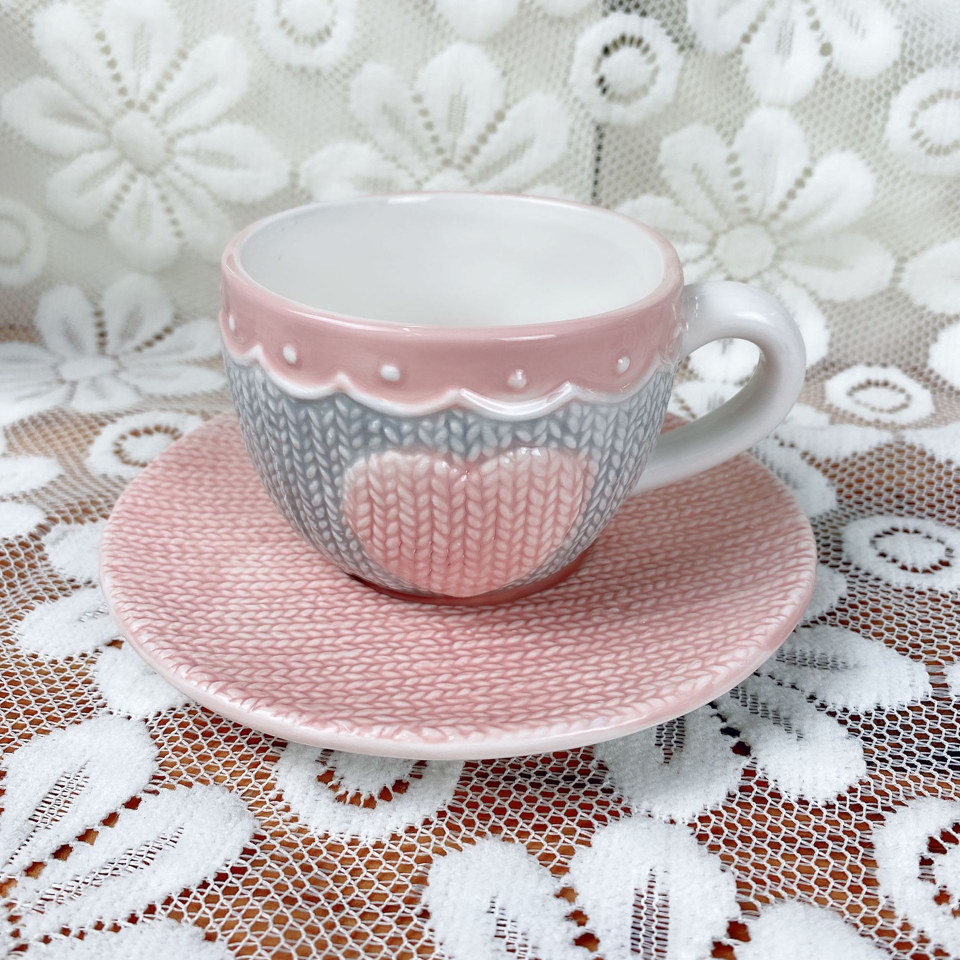 Nordic Style Pink Home Luxury Coffee Cup Set Tea B... – Grandado