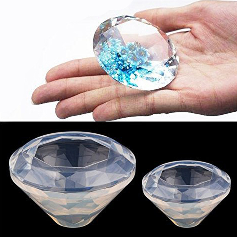 Diamant vorm Siliconen Mal Gedroogde Bloem Hars De... – Grandado