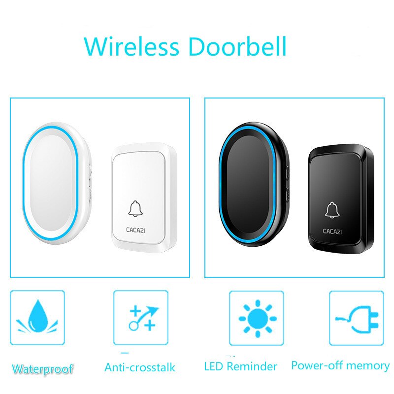 Smart Home Outdoor Wireless Doorbell Electronic Wa... – Vicedeal
